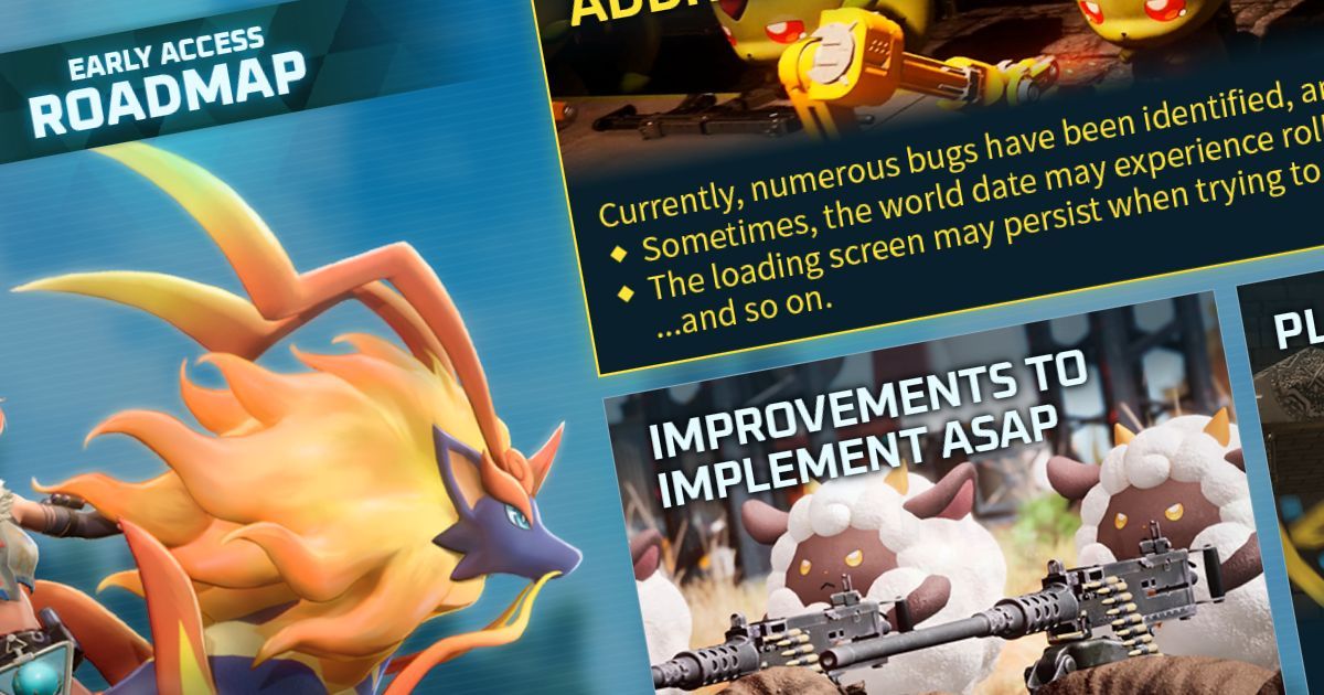 Palworld: Roadmap - Das ist für den Early Access geplant