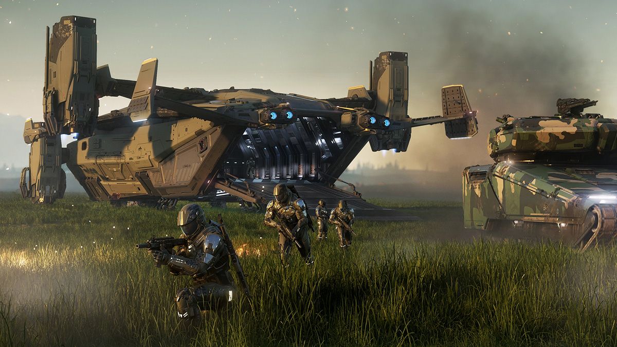 Star Citizen: Anvil Asgard - Neues Landungsschiff zur Invictus Launch Week