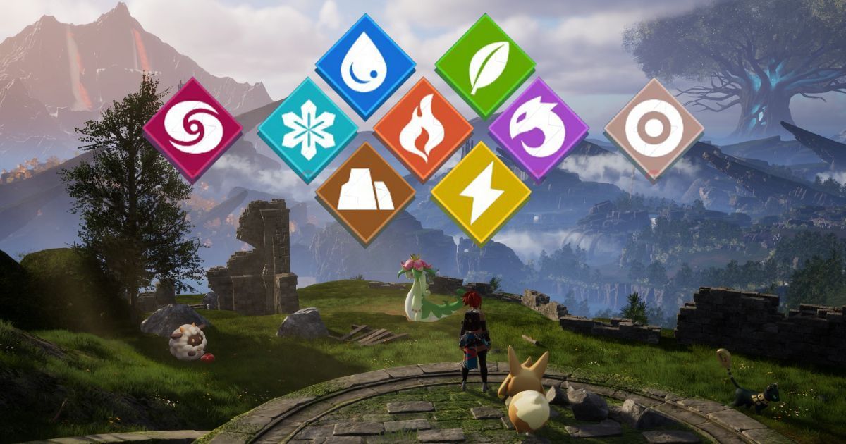 Palworld: Alle Elemente, Stärken und Schwächen erklärt